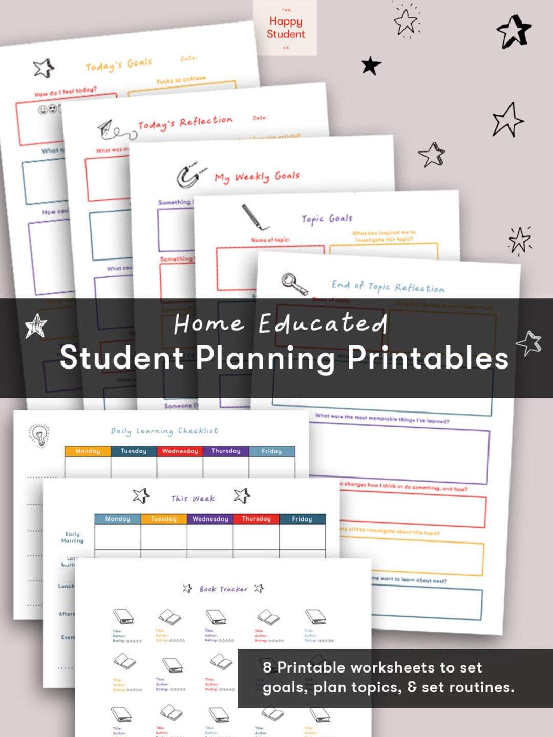 Home Educated Student Planning Printable - Etsy