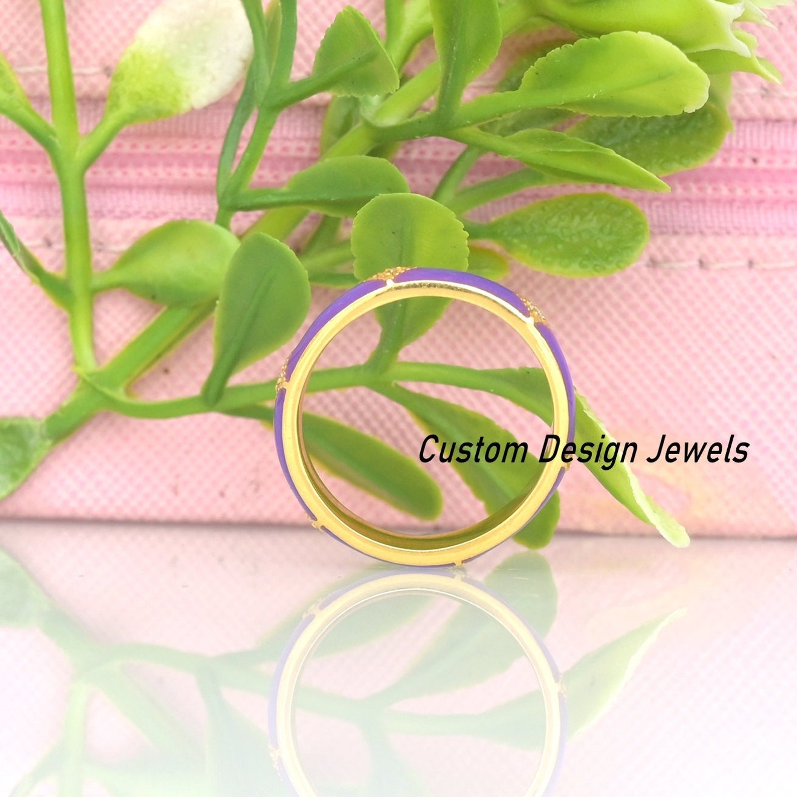 Multiple Color Enamel Bands, Ceramic Band Ring, Simple Enamel Band Ring ...