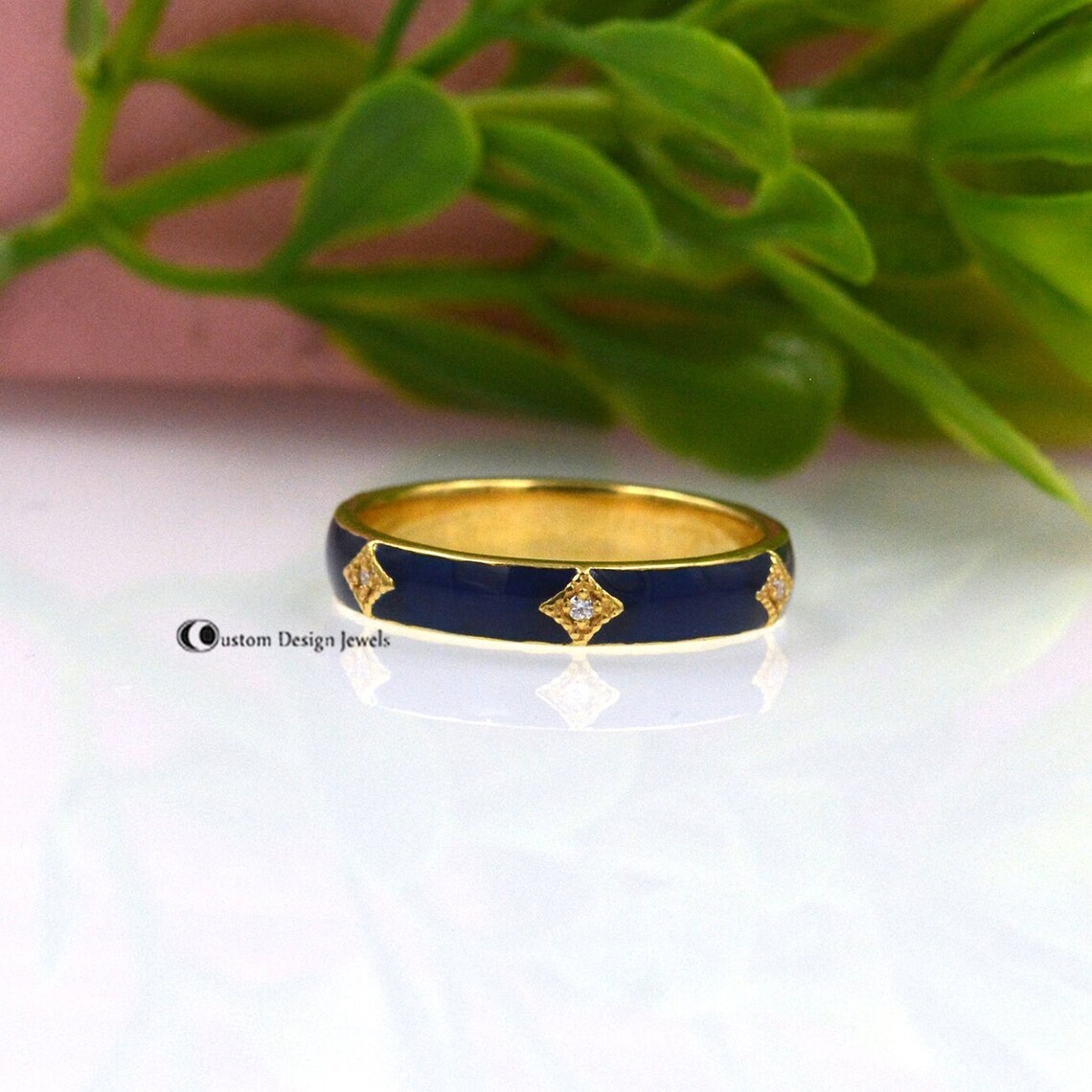 Multiple Color Enamel Bands, Ceramic Band Ring, Simple Enamel Band Ring ...