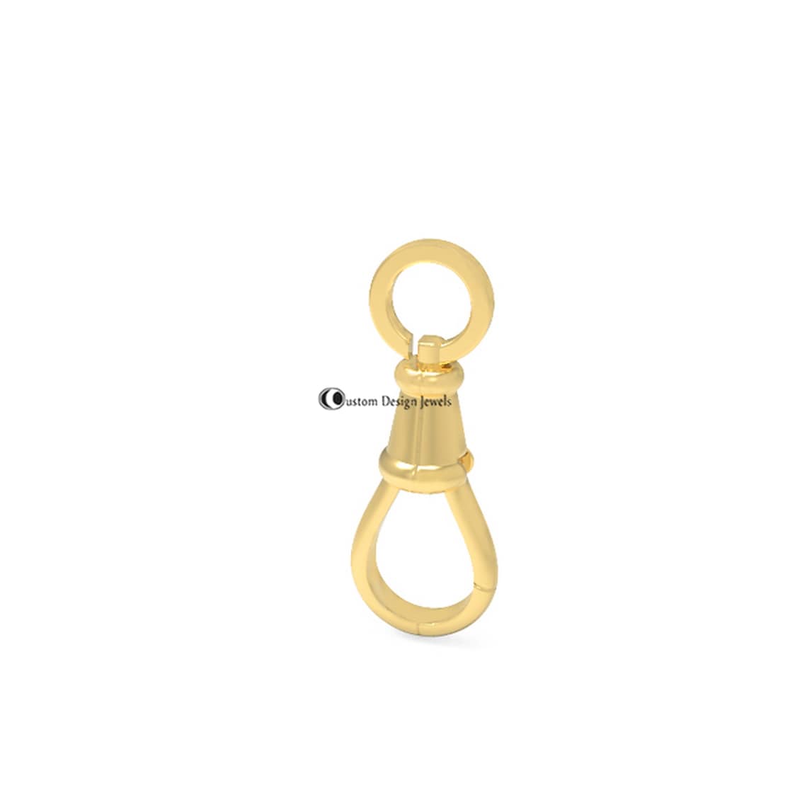 14k Solid Gold Swivel Push Lock Swivel Gold Lock 14K Gold - Etsy