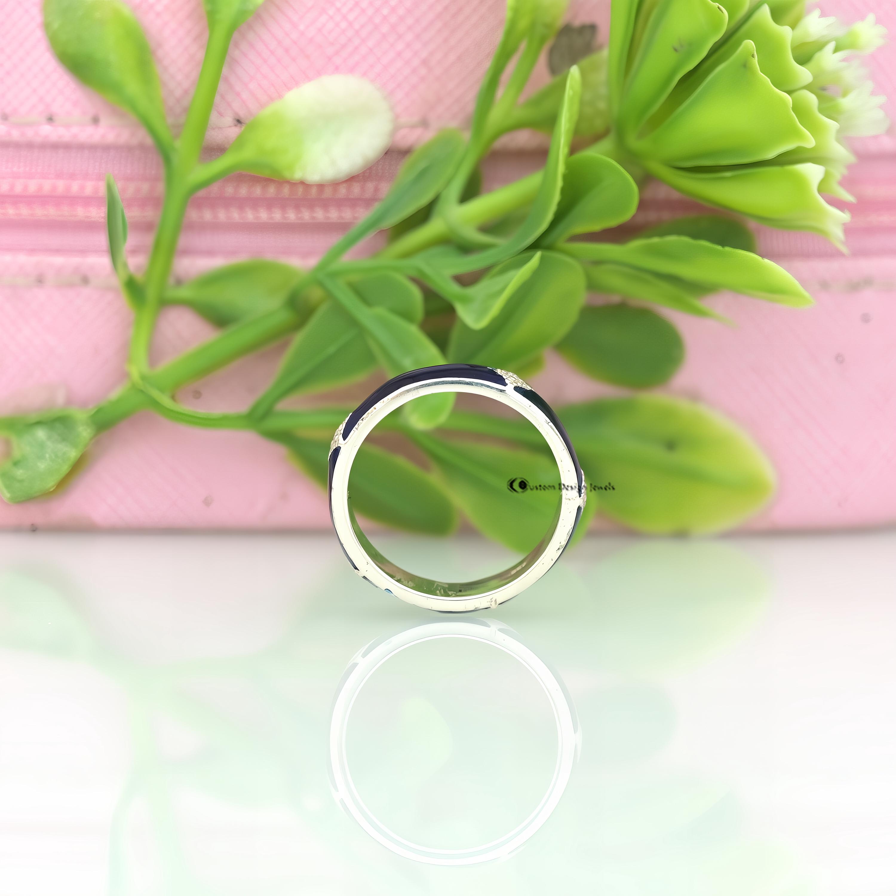 Multiple Color Enamel Bands, Ceramic Band Ring, Simple Enamel Band Ring ...