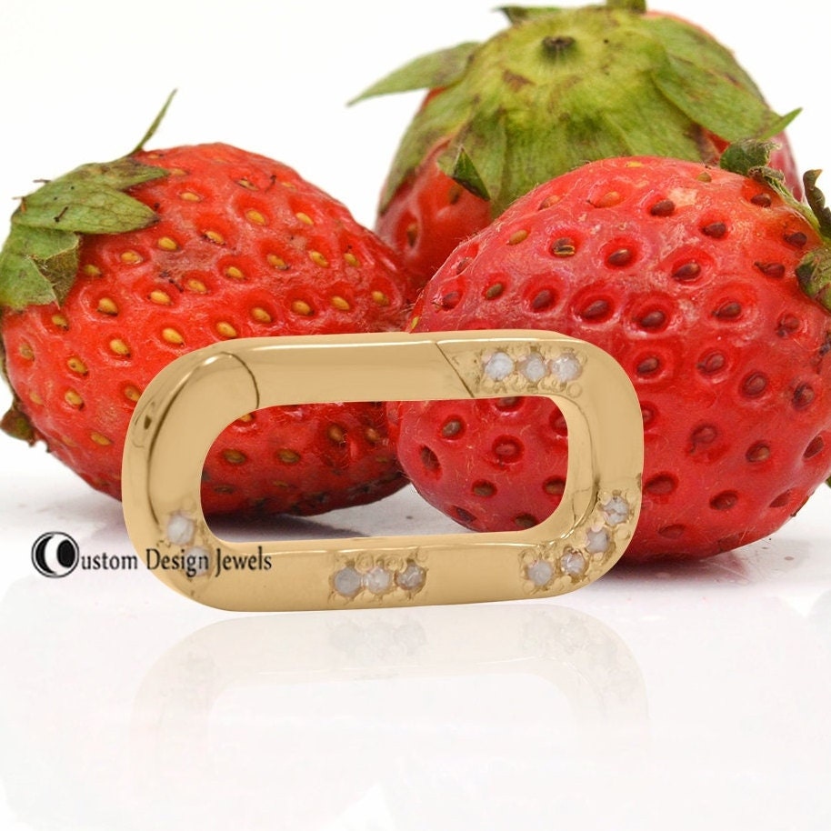 14K Yellow Gold Charm Enhancer 14k Enhancer Lock Multi - Etsy Australia