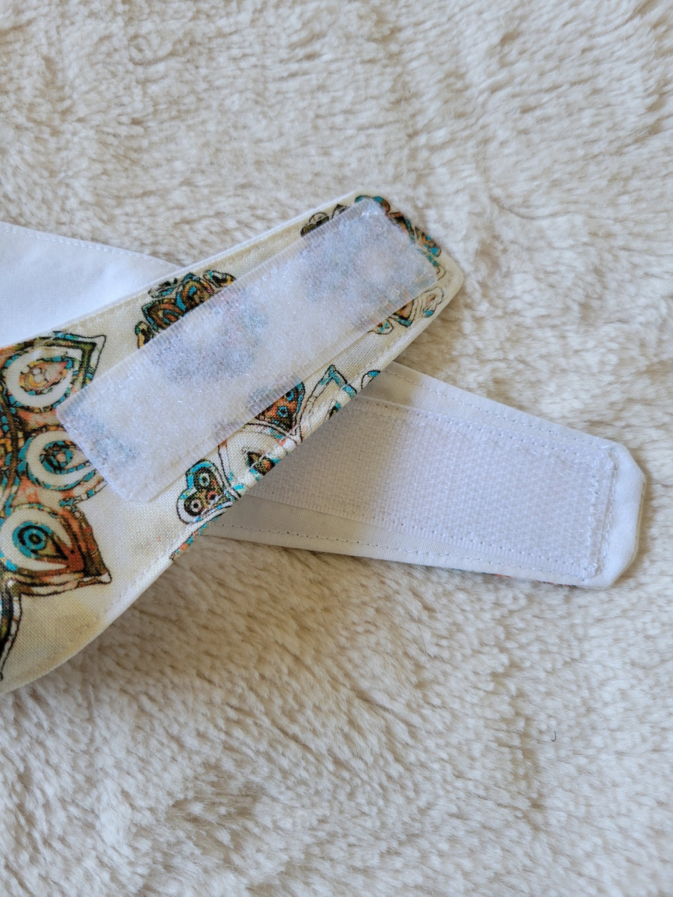Mandalas Face Mask With "velcro®brand" Touch Fastener - Handmade With ...