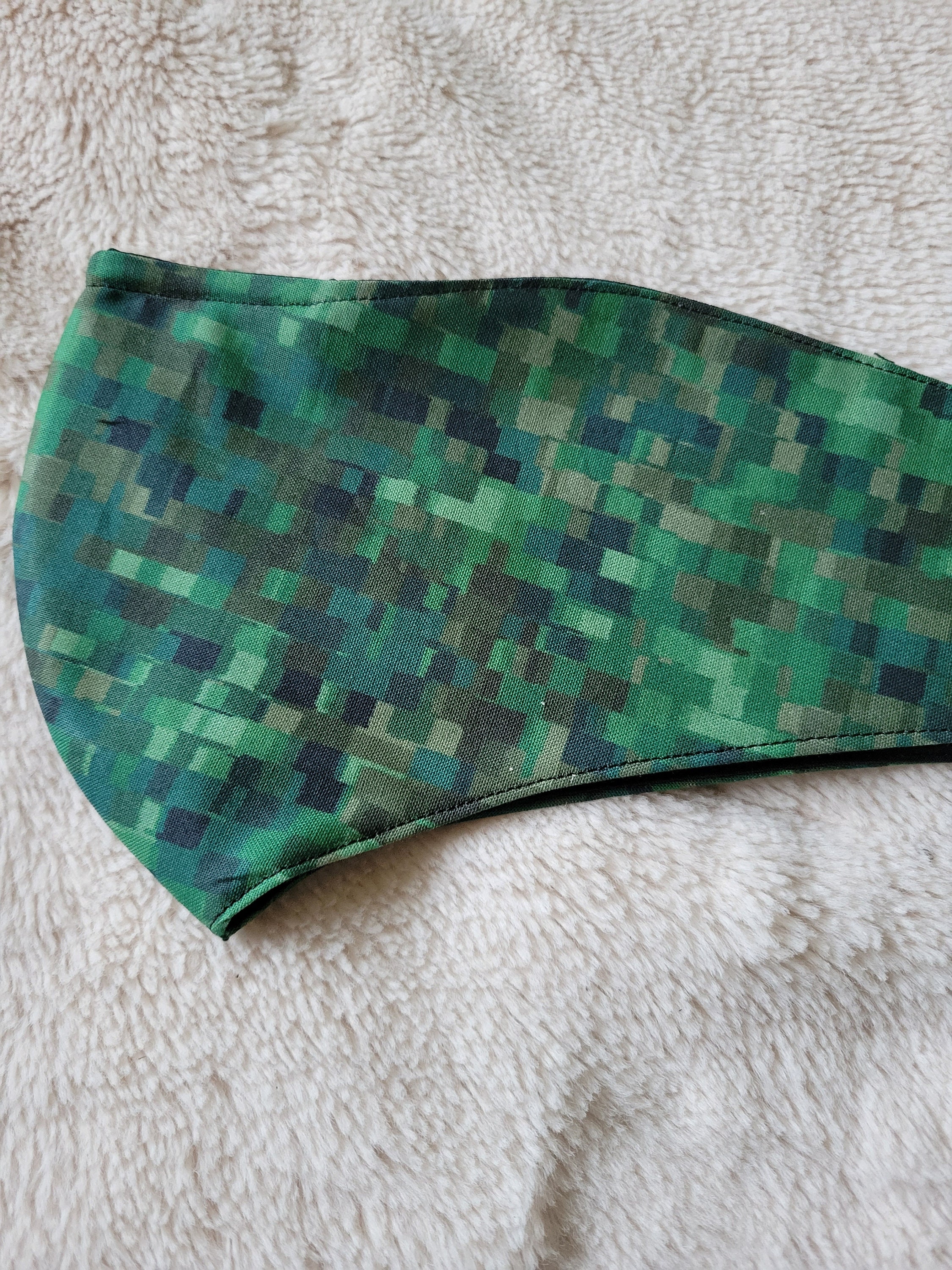 Protective Face Mask With "velcro®brand" Touch Fastener - Handmade With ...