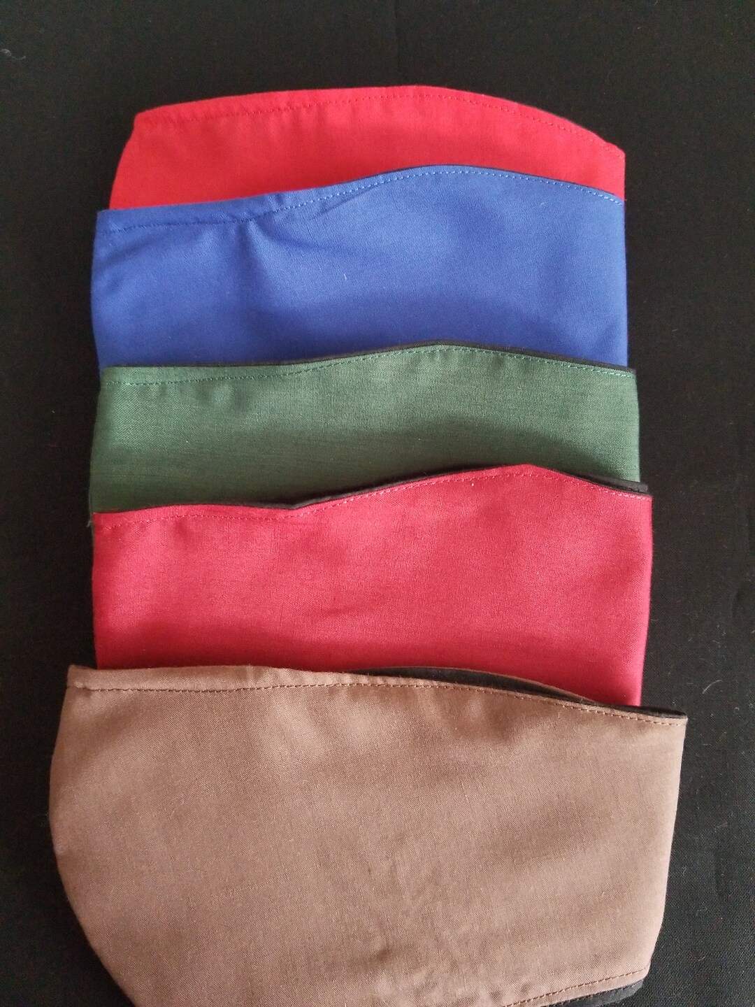 Reversible Face Mask With "velcro®brand" Touch Fastener - Handmade ...