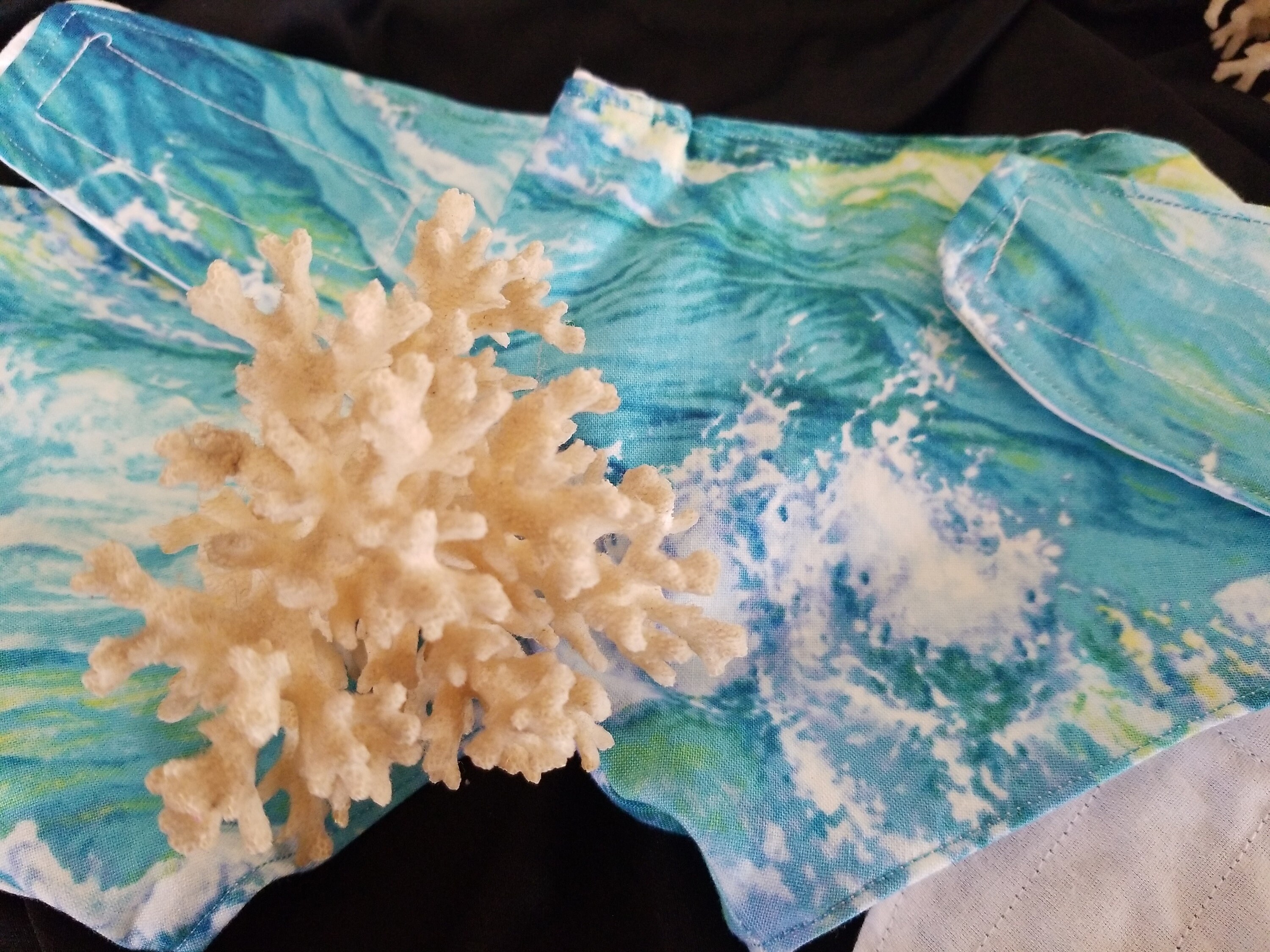 Ocean Theme Protective Face Mask - Handmade, With Wire, NO Elastic - Etsy