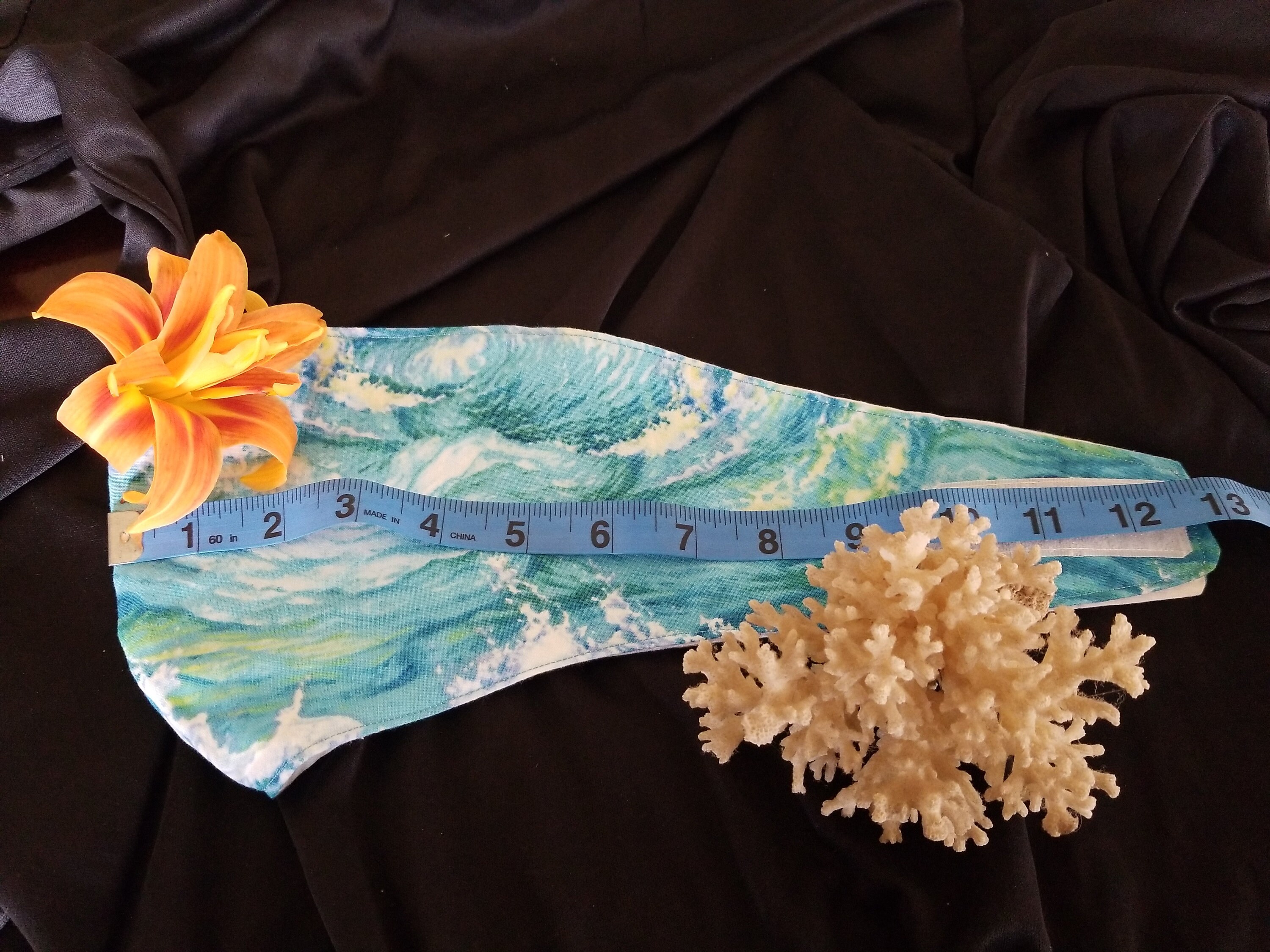 Ocean Theme Protective Face Mask - Handmade, With Wire, NO Elastic - Etsy