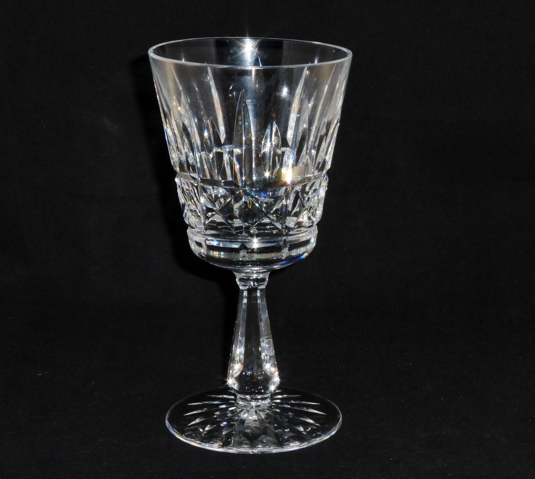 One Waterford Crystal KYLEMORE Pattern WATER Goblet Wine Glass Ireland ...