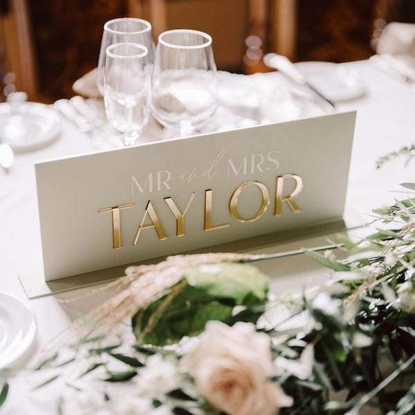 Table Name Signs - Etsy UK