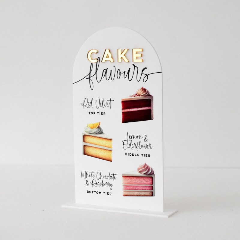 Wedding Cake Sign - Etsy
