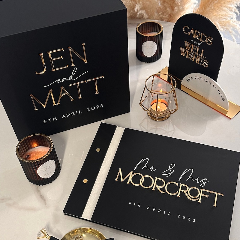 Wedding Decor Set Card Box - Etsy