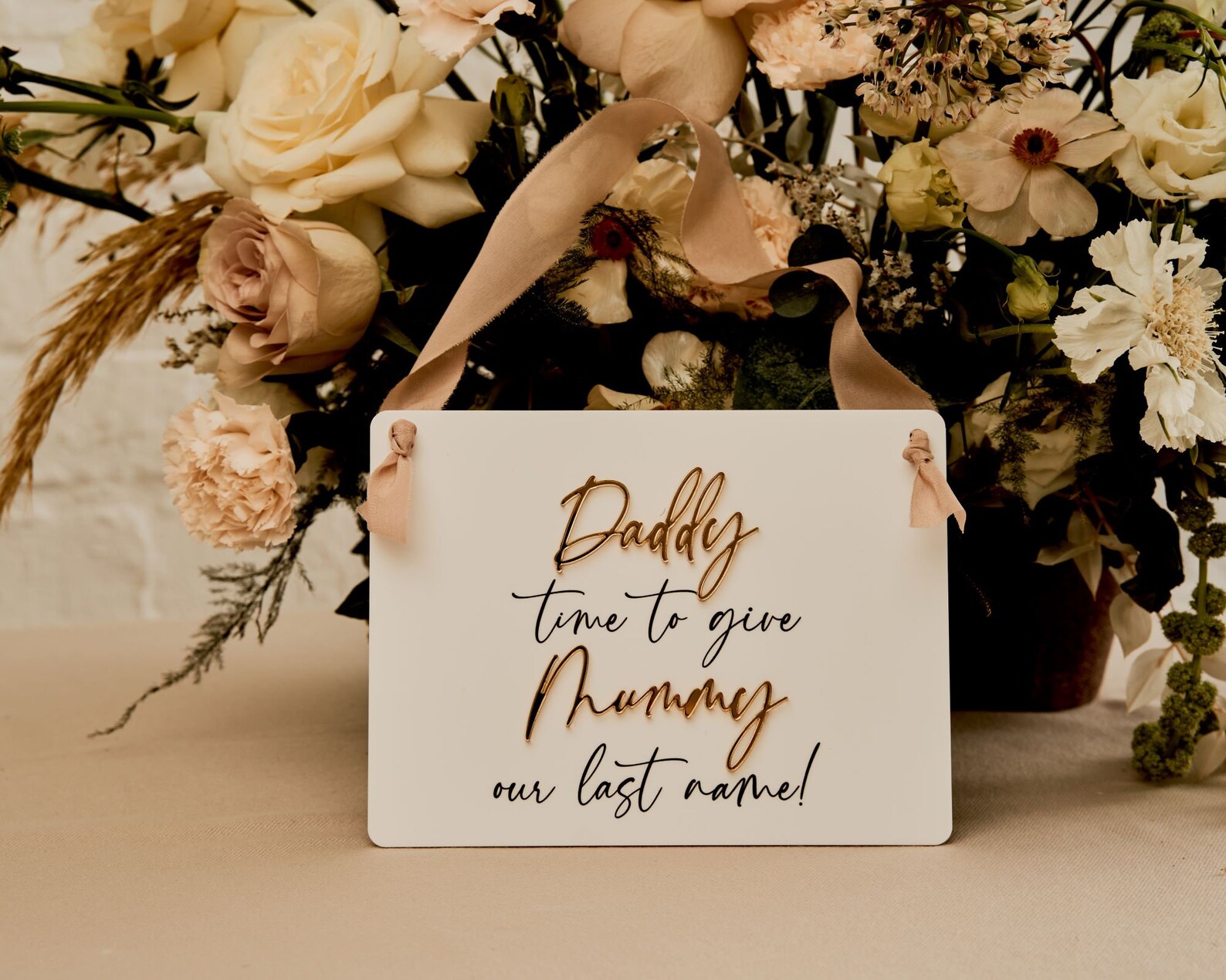 A5 Hang Sign Daddy Here Comes Mummy Daddy Its Time to Give - Etsy