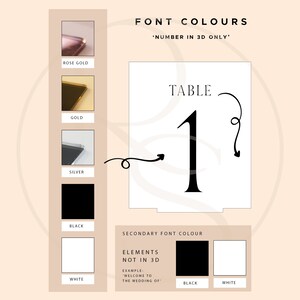 RECTANGLE Acrylic Table Numbers, Wedding Table Numbers, Acrylic Table ...