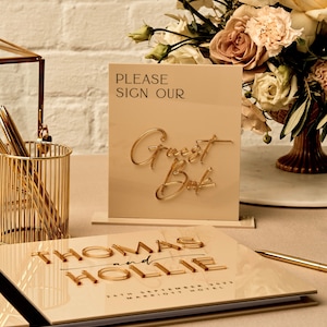 A5 Guestbook Sign, Wedding Sign, Guestbook Sign, Guestbook Signage ...