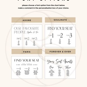 Seating Plan 60x90cm ( up to 15 Tables ), Seating Chart, Acrylic ...