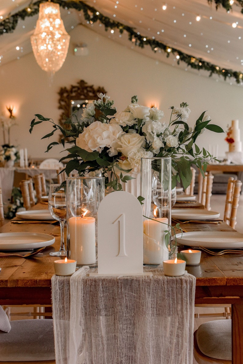 Mini Dome Acrylic Table Numbers, Personalized Acrylic Table Numbers ...