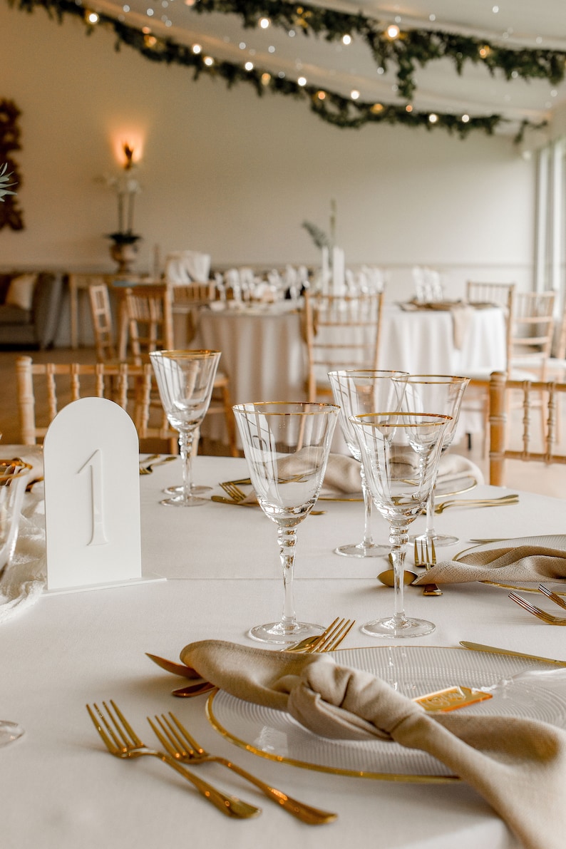 Mini Dome Acrylic Table Numbers, Personalized Acrylic Table Numbers ...