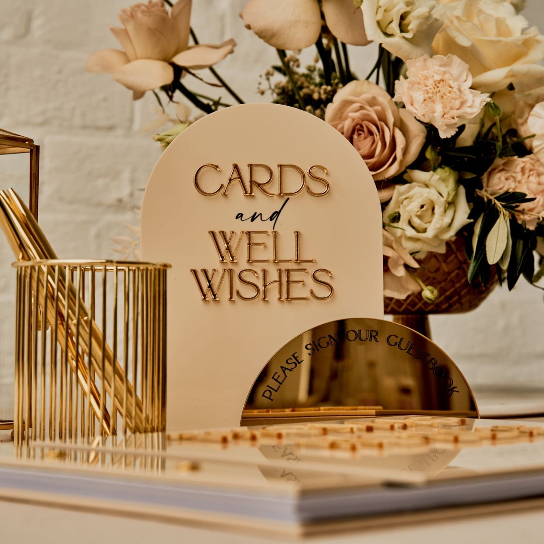 A5 Dome Duo Sign, Wedding Sign, Guestbook Sign, Guestbook Signage, in ...