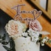 3D Heart Names Cake Topper, Wedding Cake Topper, Cake Topper, Wedding ...