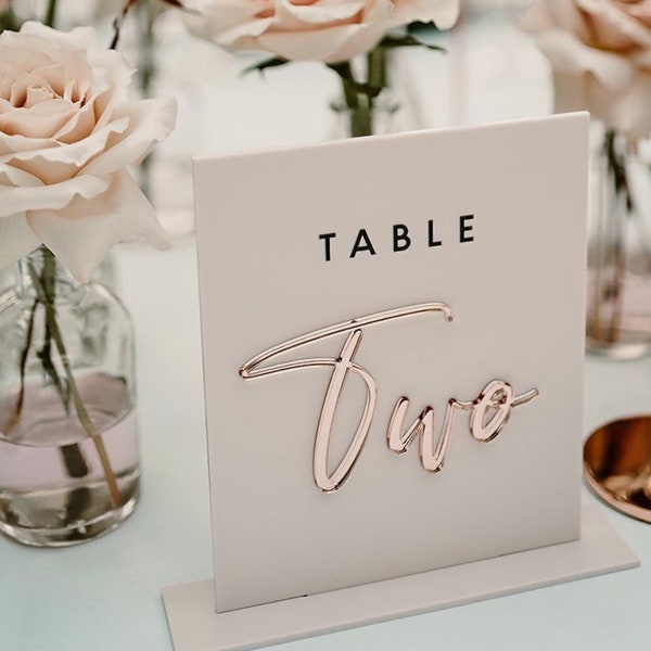 Table Numbers - Etsy