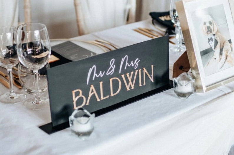 Laser Cut Top Table Sign Top Table Sign Mr&mrs Sign Wedding - Etsy UK