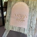 FULL Acrylic DOME Welcome Sign, Welcome Sign, Wedding Welcome Sign ...