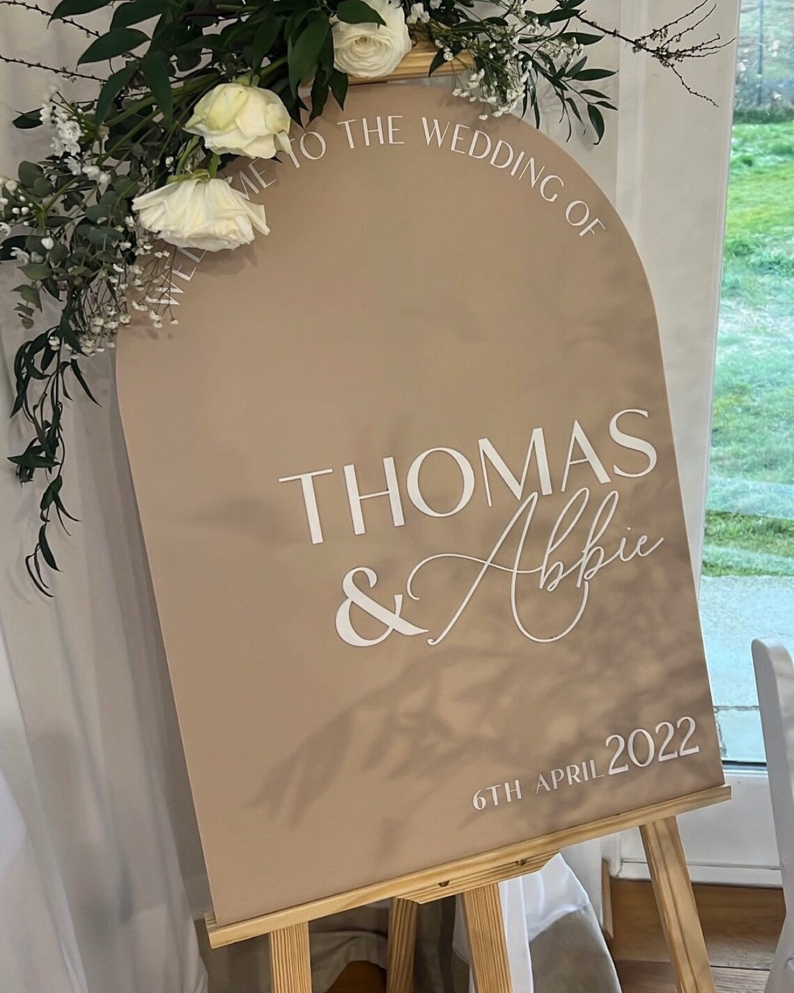 FULL Acrylic DOME Welcome Sign Welcome Sign Wedding Welcome - Etsy