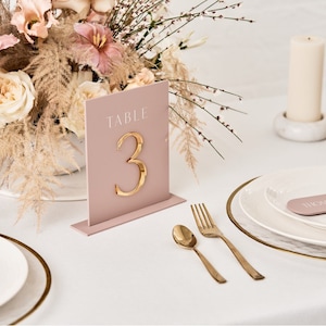RECTANGLE Acrylic Table Numbers Wedding Table Numbers - Etsy UK