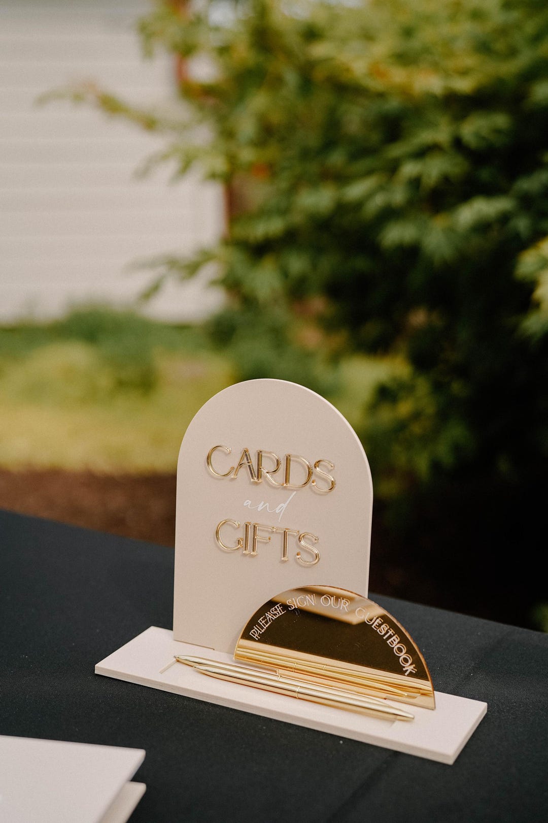 A5 Dome Duo Sign With Pens, Wedding Sign, Guestbook Sign, Guestbook ...