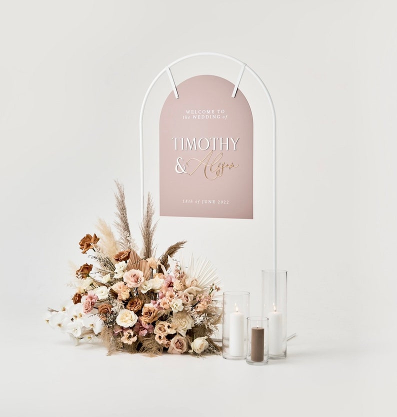 FULL Acrylic DOME Welcome Sign Welcome Sign Wedding Welcome - Etsy