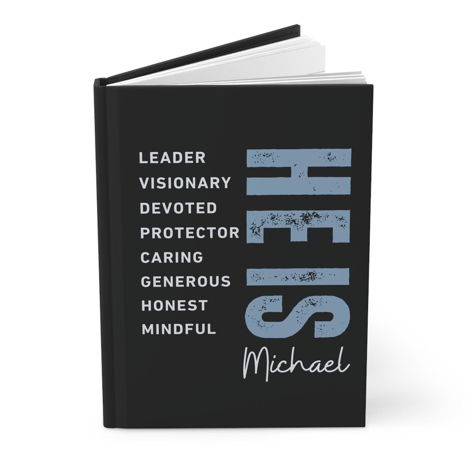 Personalized Journal for Men, He Is, Inspirational Gifts, Lined ...