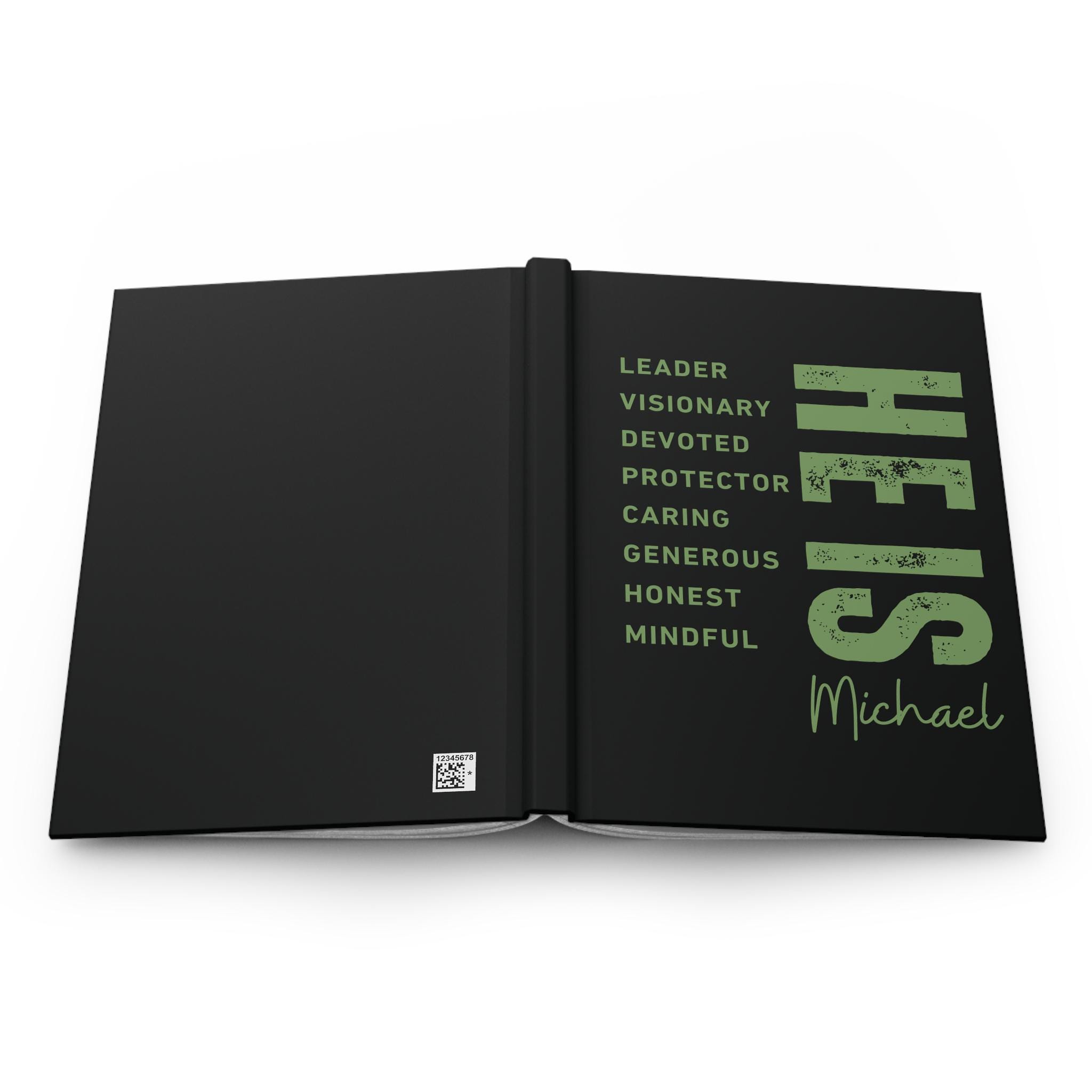 Personalized Journal for Men, He Is, Inspirational Gifts, Lined ...