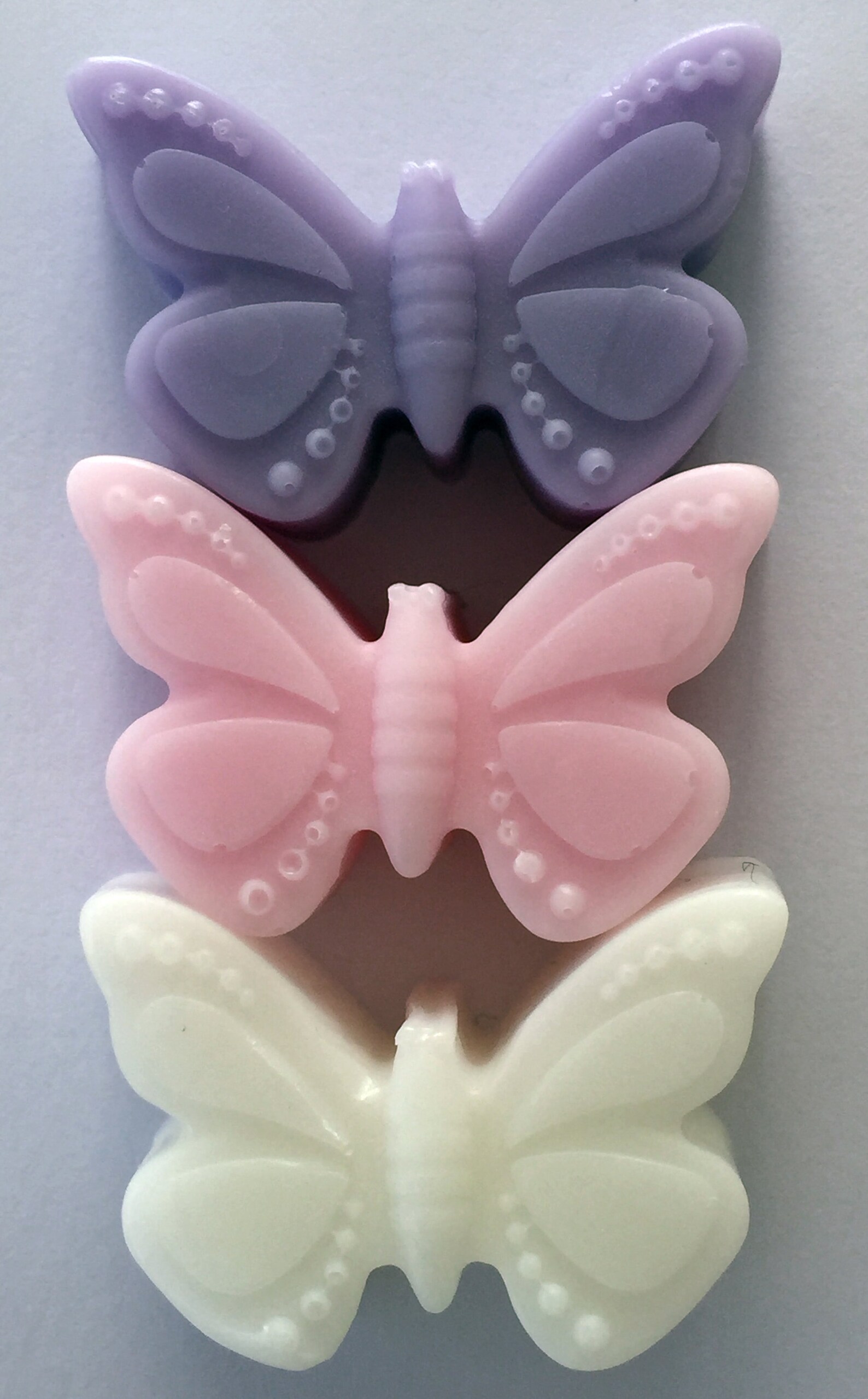 8 X Mini Butterfly Handmade Soaps - Baby Boy - Baby Girl - Baby Showers ...