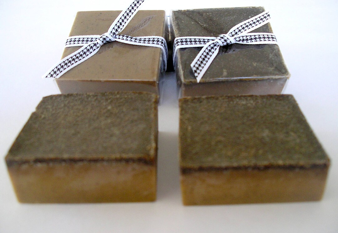 4 X 50g Soaps Coffee Fragrance Coffee Granules Handmade Goats Milk Hand ...