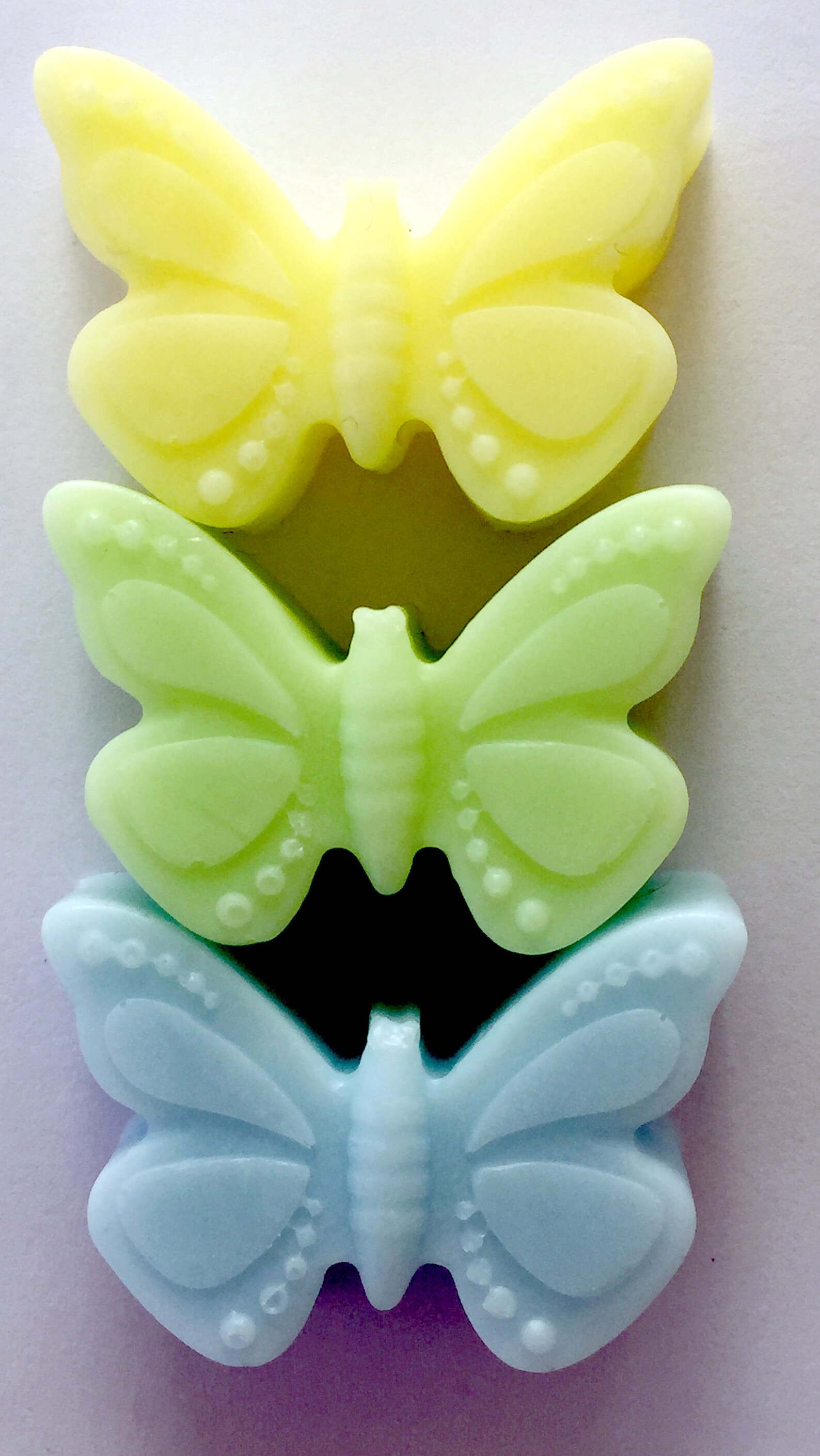 8 X Mini Butterfly Handmade Soaps - Baby Boy - Baby Girl - Baby Showers ...