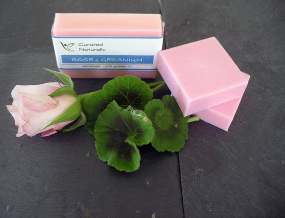 Handmade English Rose & Geranium Soap Goats Milk 100g Ideal | Etsy