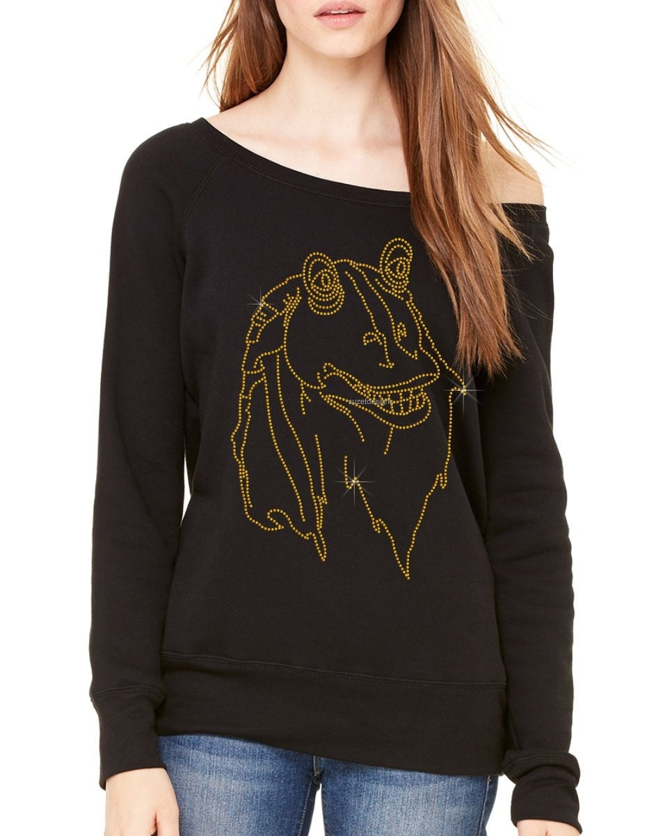 Jar Jar Binks Bella Canvas Ladies' Sponge Fleece Wide - Etsy