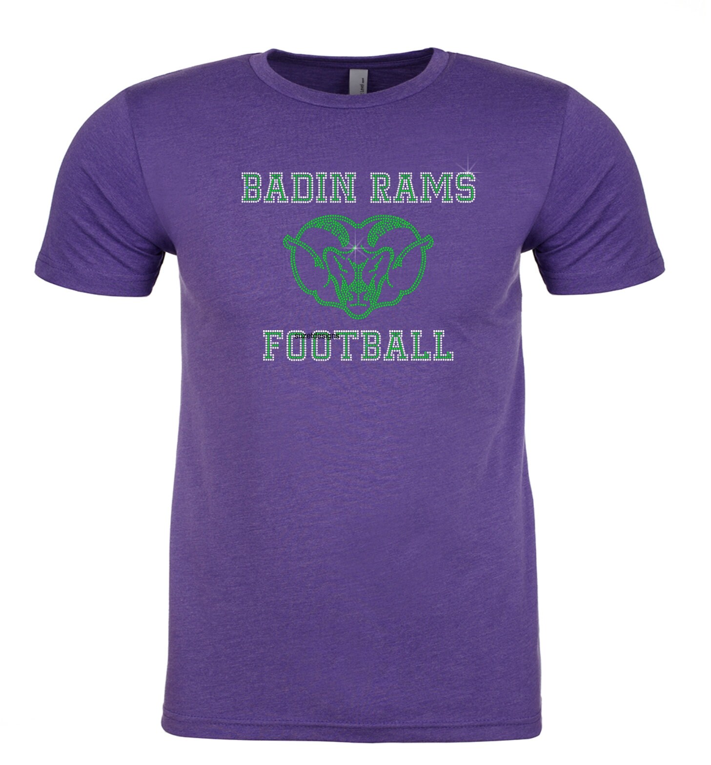 Badin Rams Football Unisex Next Level cotton crew neck - Etsy.de