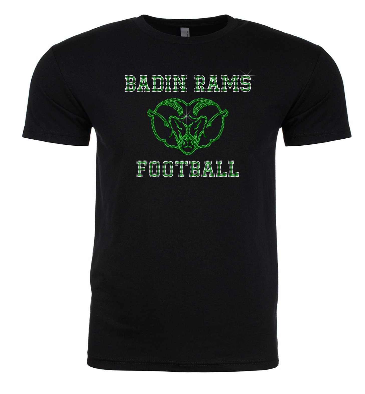 Badin Rams Football Unisex Next Level cotton crew neck - Etsy.de