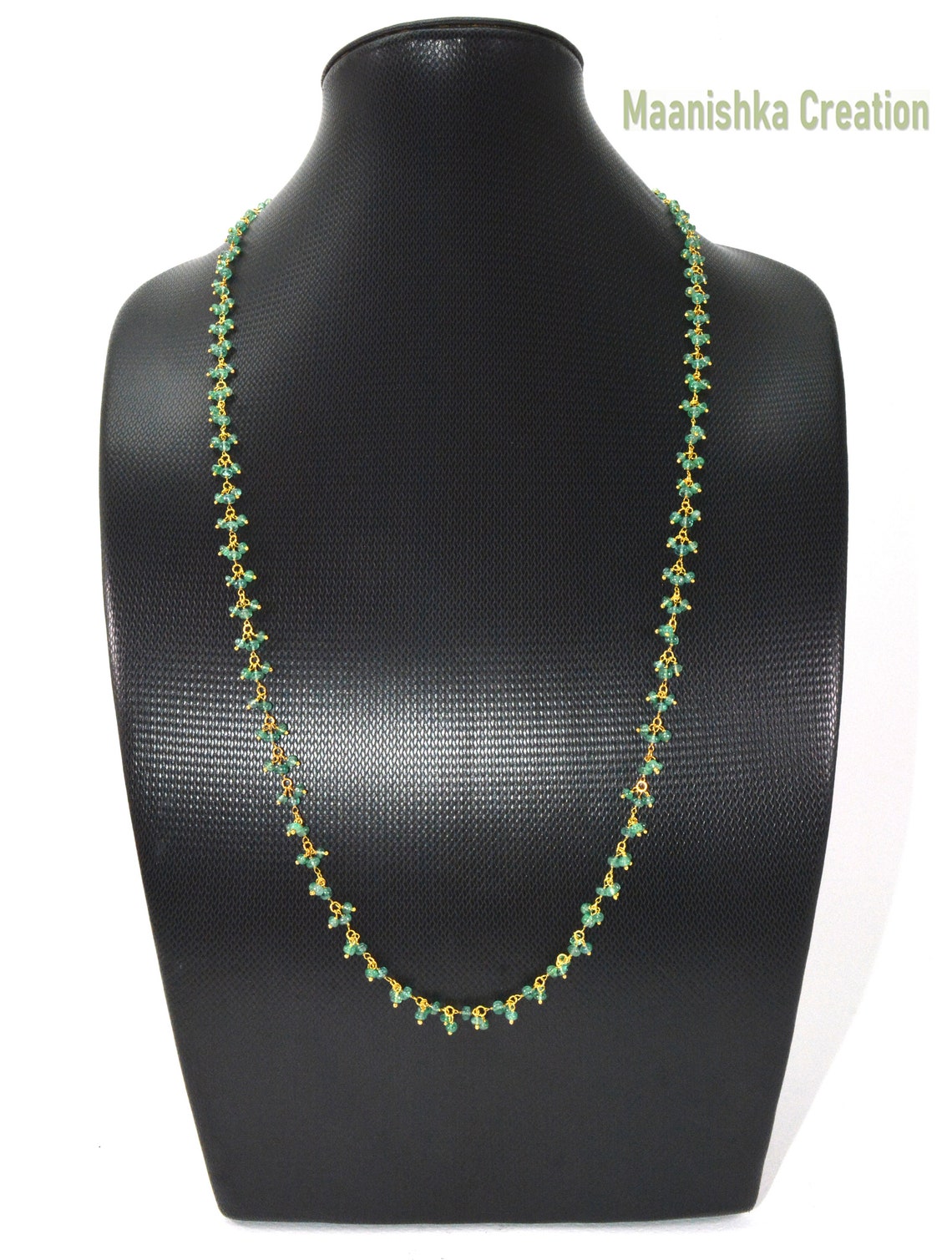 Handmade Beautiful Dangling Design Natural AAA Quality Emerald | Etsy