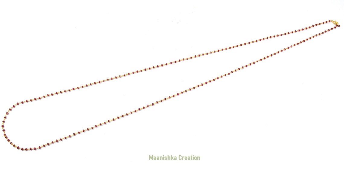 Modest Necklace 14K Solid Gold Wire Wrapped Necklace Rosary | Etsy