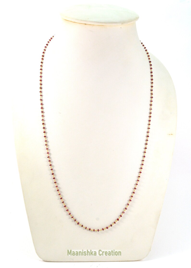 Modest Necklace 14K Solid Gold Wire Wrapped Necklace Rosary | Etsy