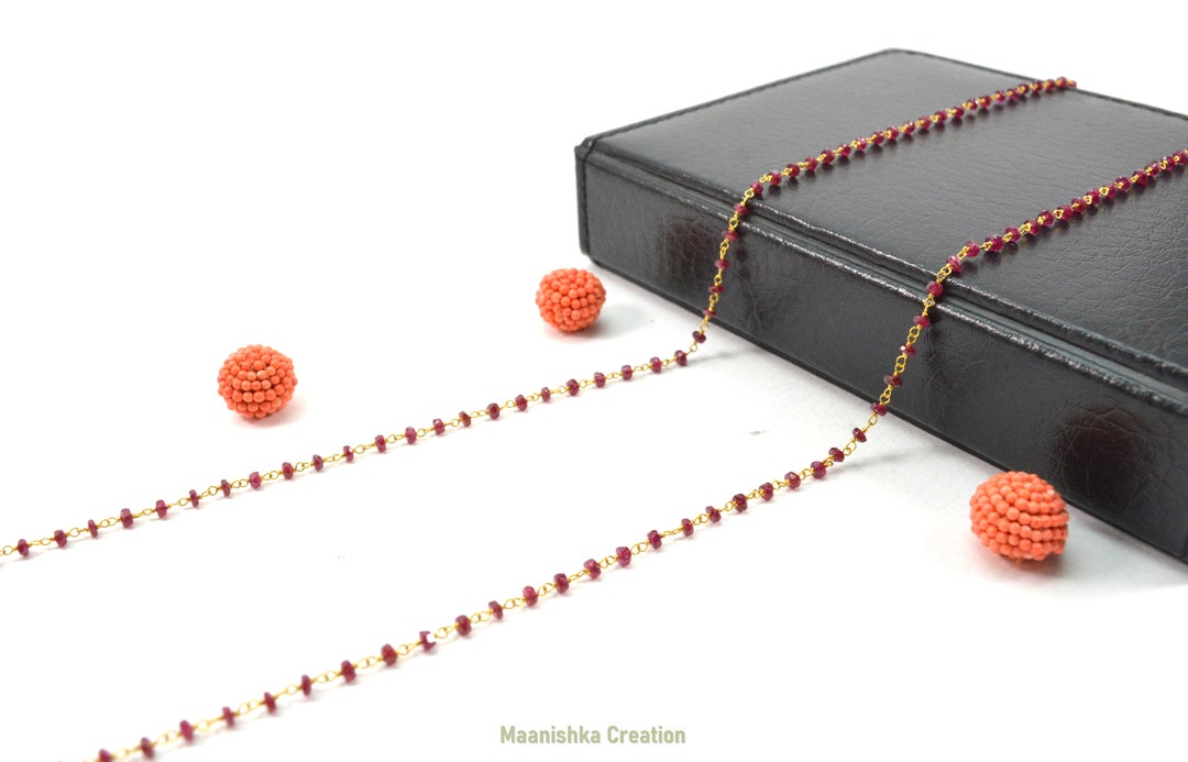 Modest Necklace 14K Solid Gold Wire Wrapped Necklace Rosary - Etsy