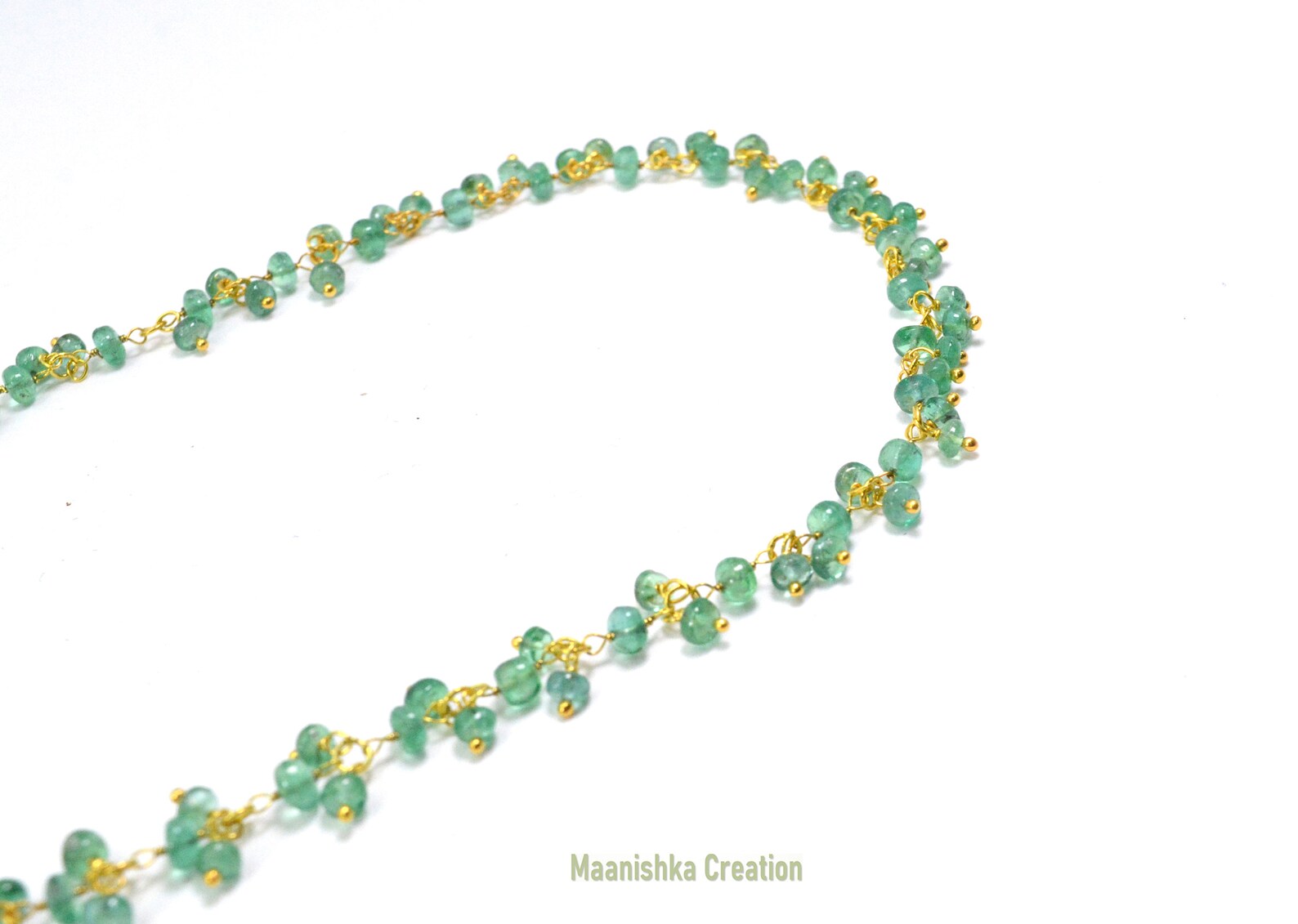 Handmade Beautiful Dangling Design Natural AAA Quality Emerald | Etsy