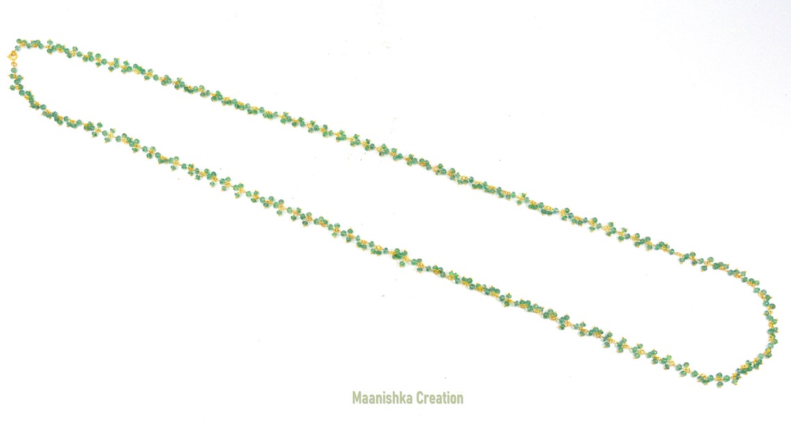 Handmade Beautiful Dangling Design Natural AAA Quality Emerald | Etsy