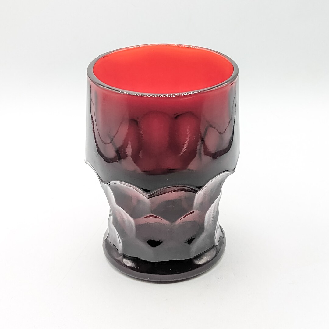 Anchor Hocking Georgian Ruby Tumbler - Etsy