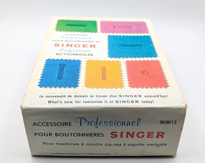 Vintage Singer Professional Buttonholer - Etsy