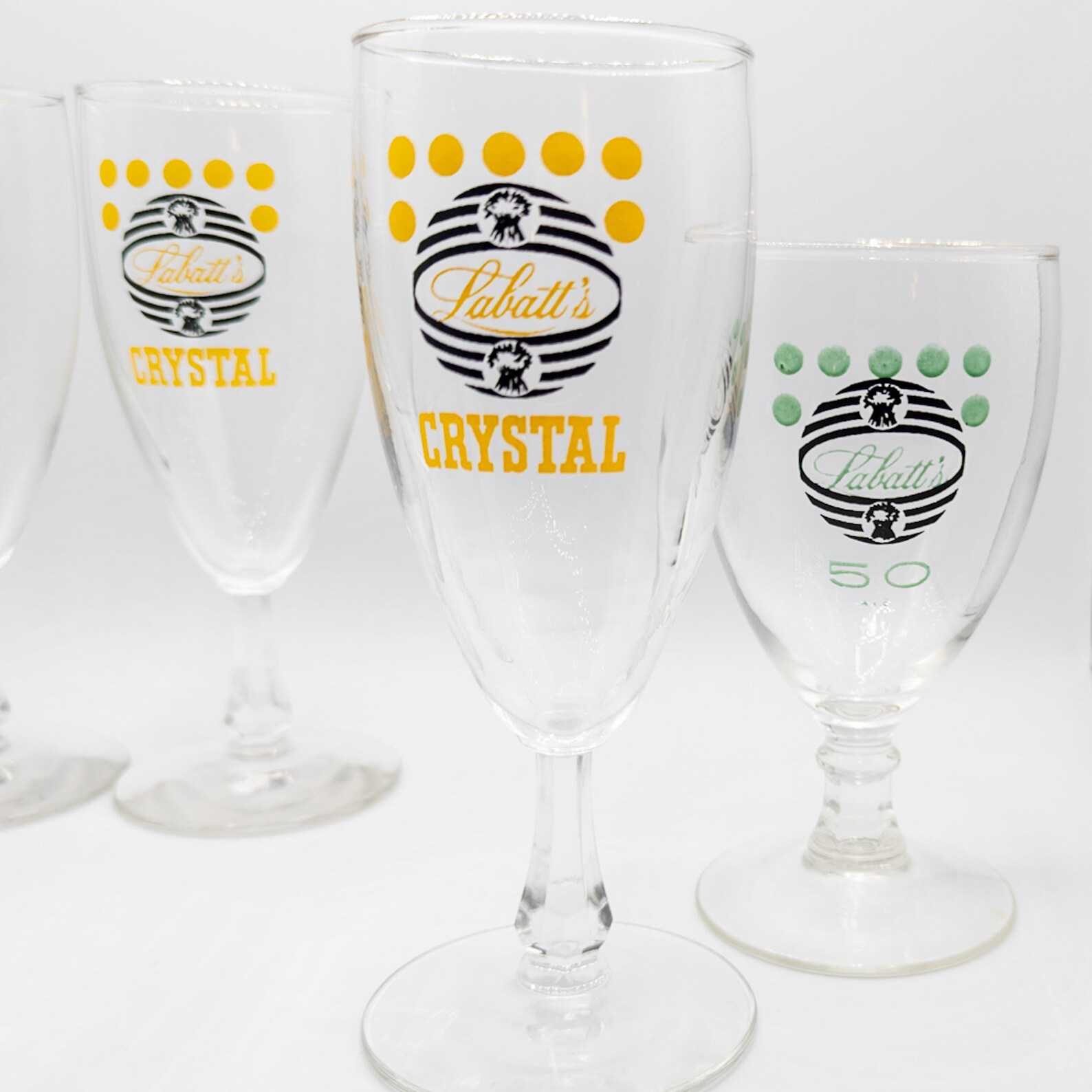 Vintage Labatt's Crystal (4) & Labatt's 50 Ale (2) Beer Glasses - Etsy