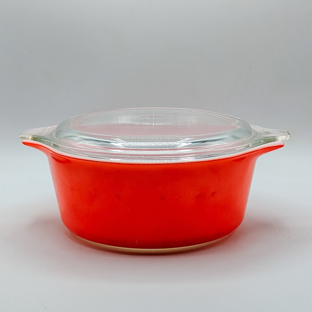 Pyrex 472 Casserole - Friendship Pattern Red (sold With or Without the ...