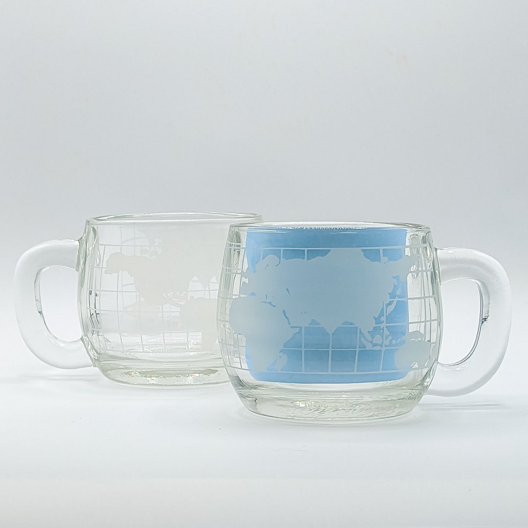 Vintage Nescafe Globe Mugs - Etsy